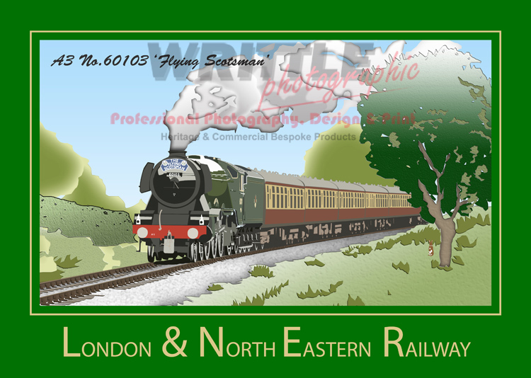 London Travel Poster Vintage British Railway Travel Posters - LNER, LMS ...